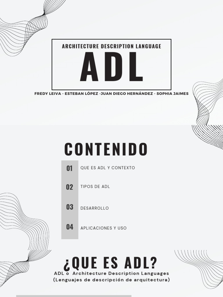 ADLs (Architecture Description Languages) | PDF | Lenguaje de ...