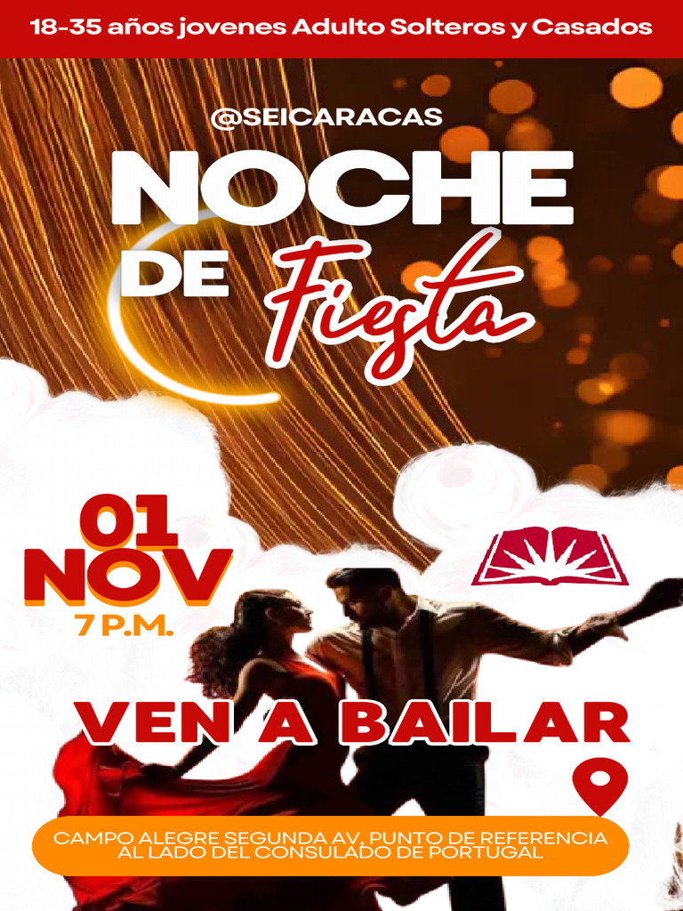 Historia de Instagram Noche de Fiesta Vibrante Rosa y Blanco | PDF