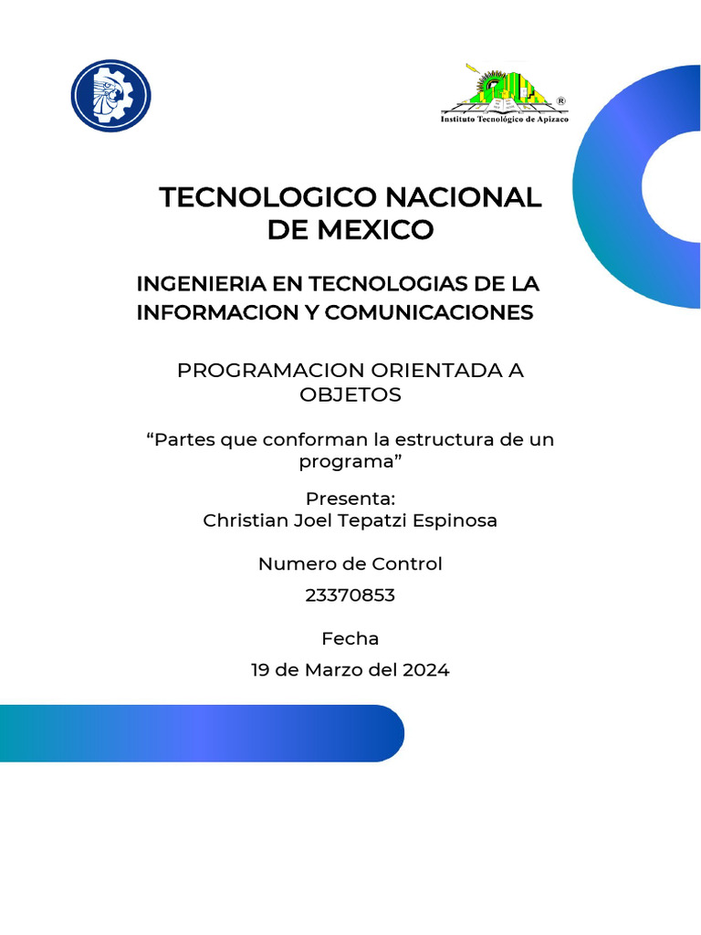 Estructura de Un Programa | PDF | Programación | Programa de computadora