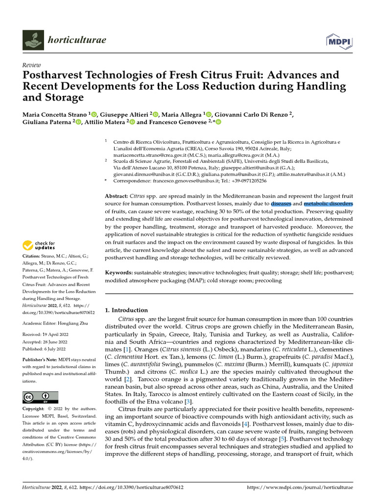 technologies citrus fruit | PDF | Orange (Fruit) | Ionizing Radiation