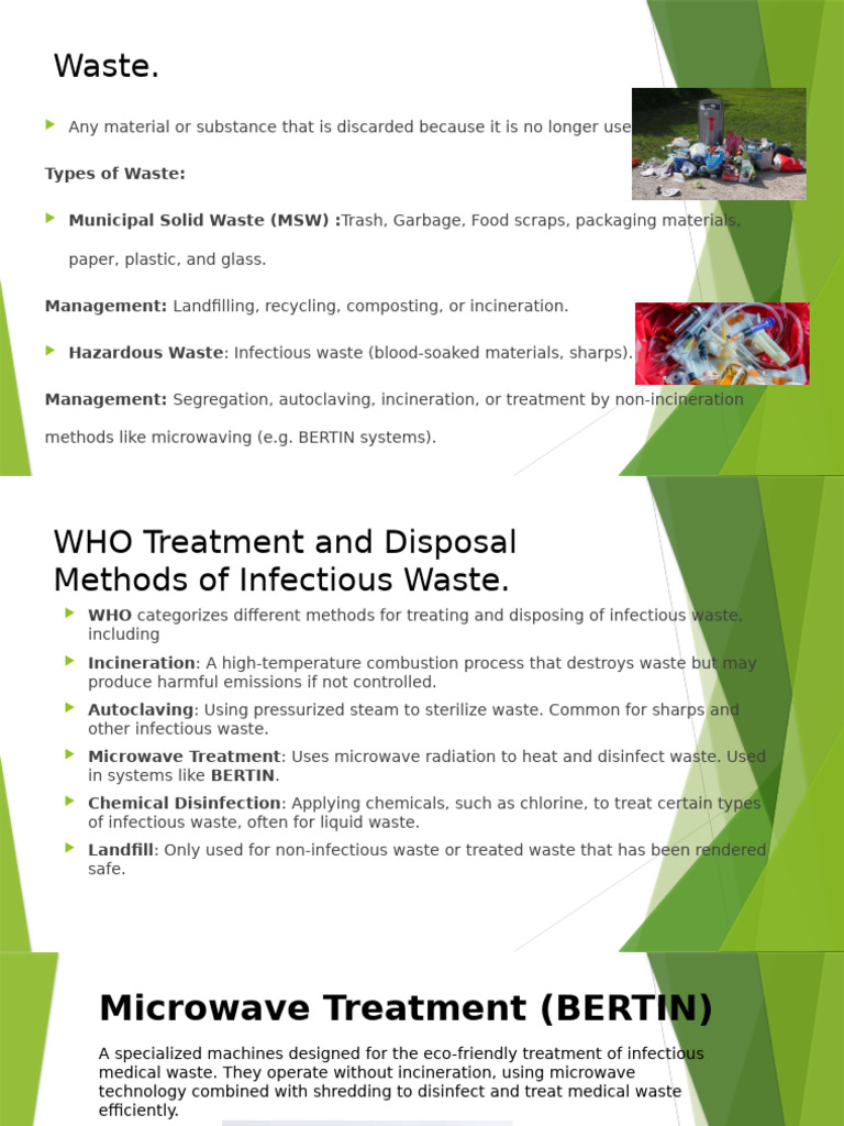 Waste Management and Treatment Methods | PDF | Waste | Waste Management