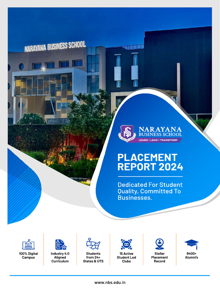 NBS Placement Brochure 2024 | PDF