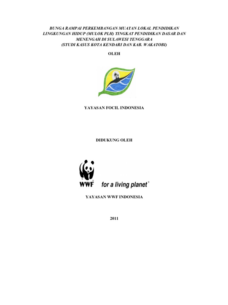 Data Base Pendidikan Lingkungan Hidup SULTRA | PDF