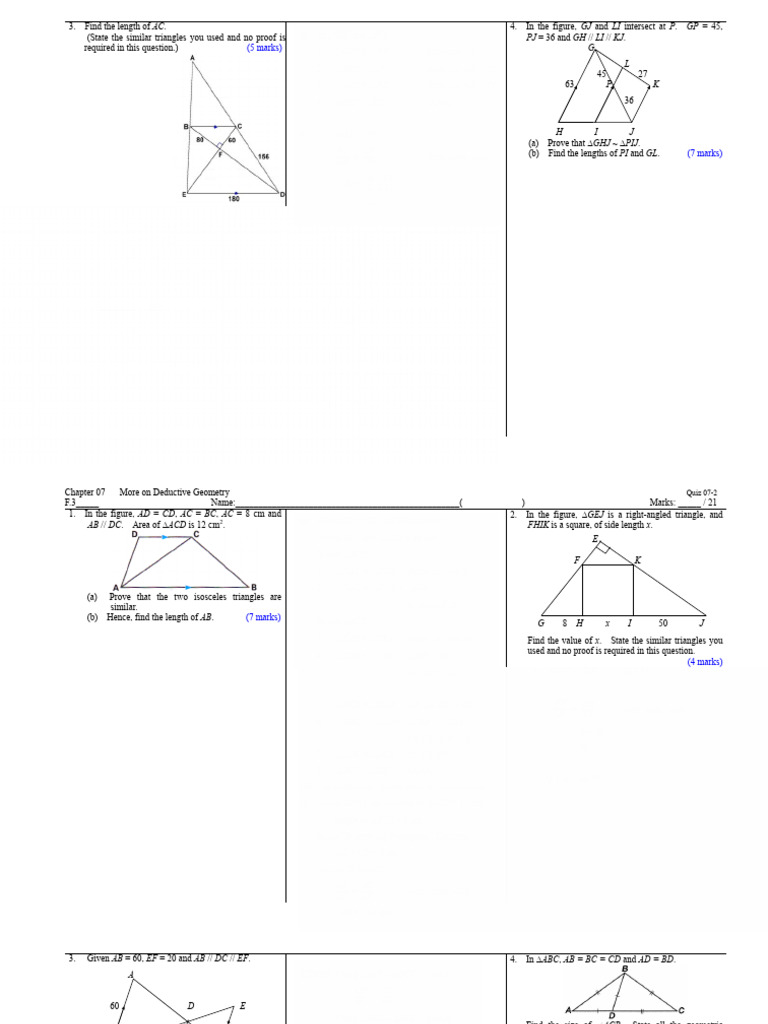 More On Deductive Geomatry | PDF | Euclid | Classical Geometry