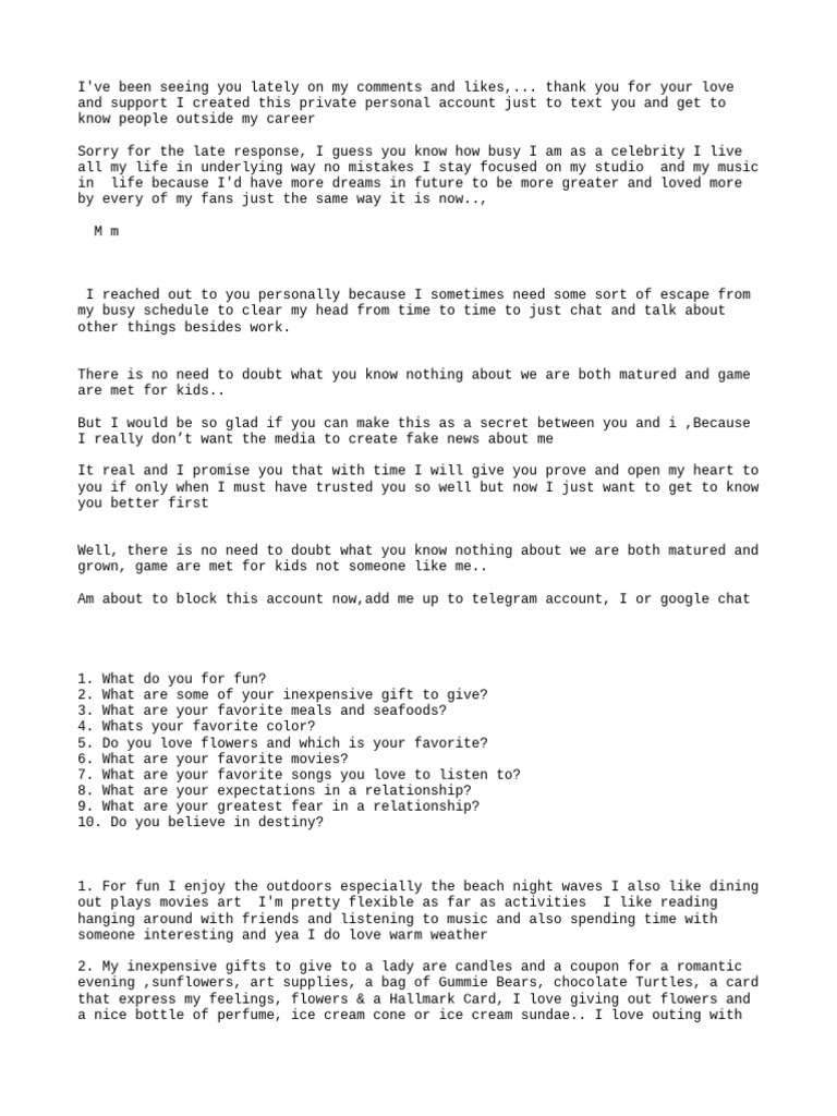 Celebrity | PDF | Identity Document | Love