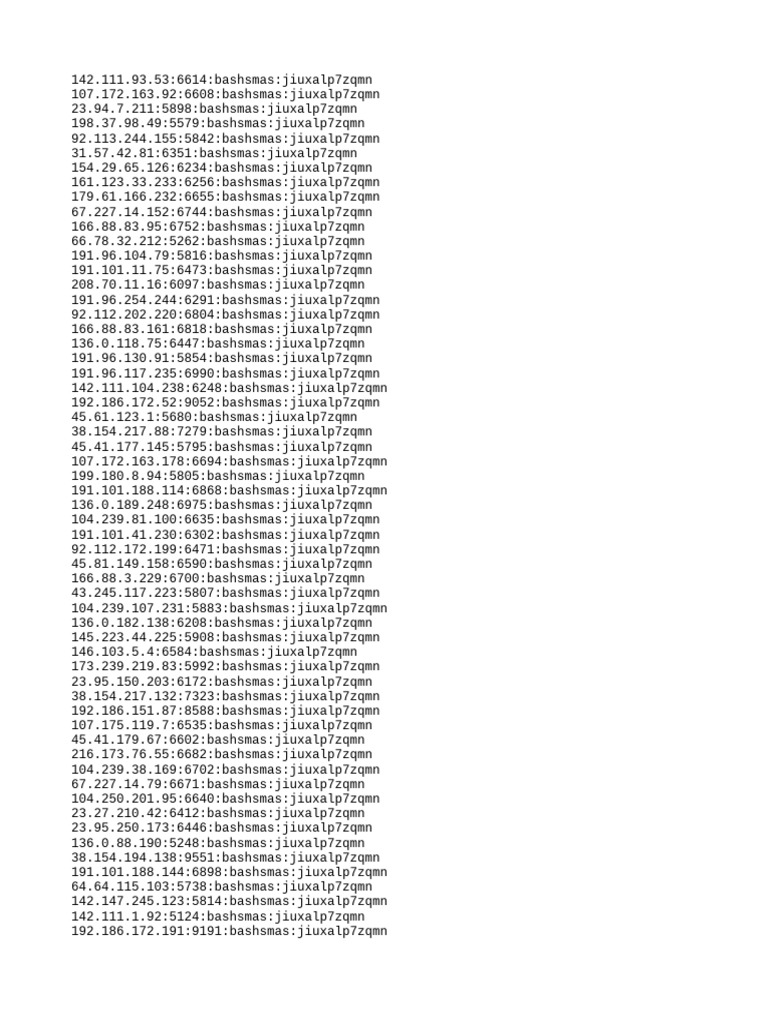 Webshare 100 Proxies | PDF