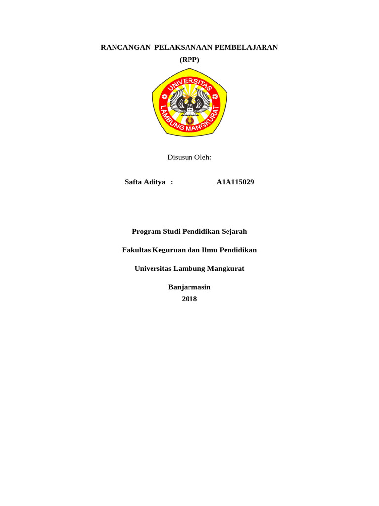 RPP Contoh PPL2 | PDF