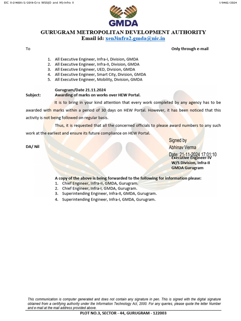 Awarding of Marks On Works Over HEW Portal | PDF | Authentication ...