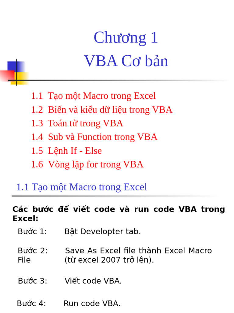 VBA_Day1 | PDF