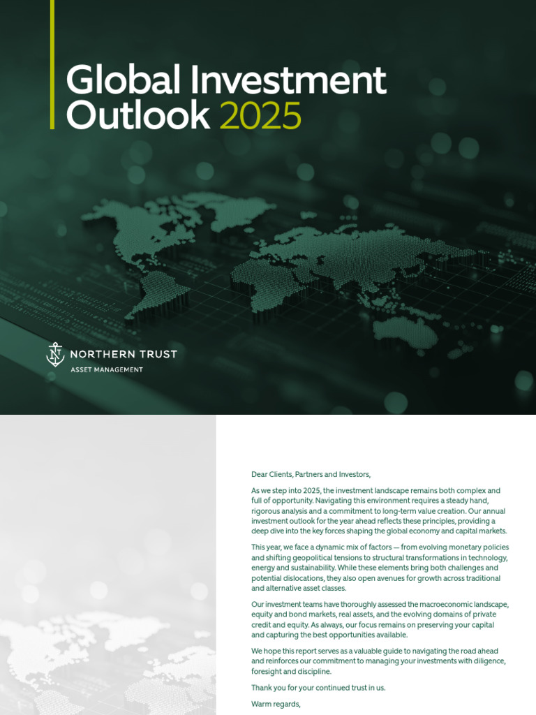 2025 Global Investment Outlook Report | PDF | Inflation | Stock Market ...