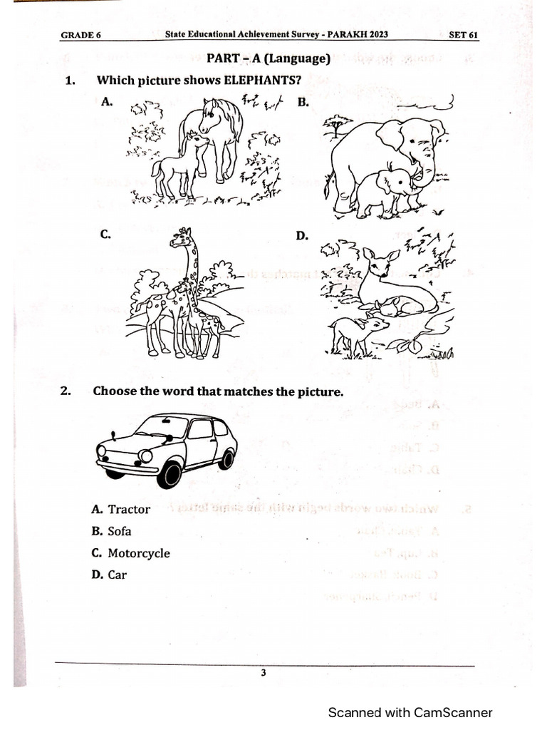 6th STD English Medium 61 Booklet | PDF