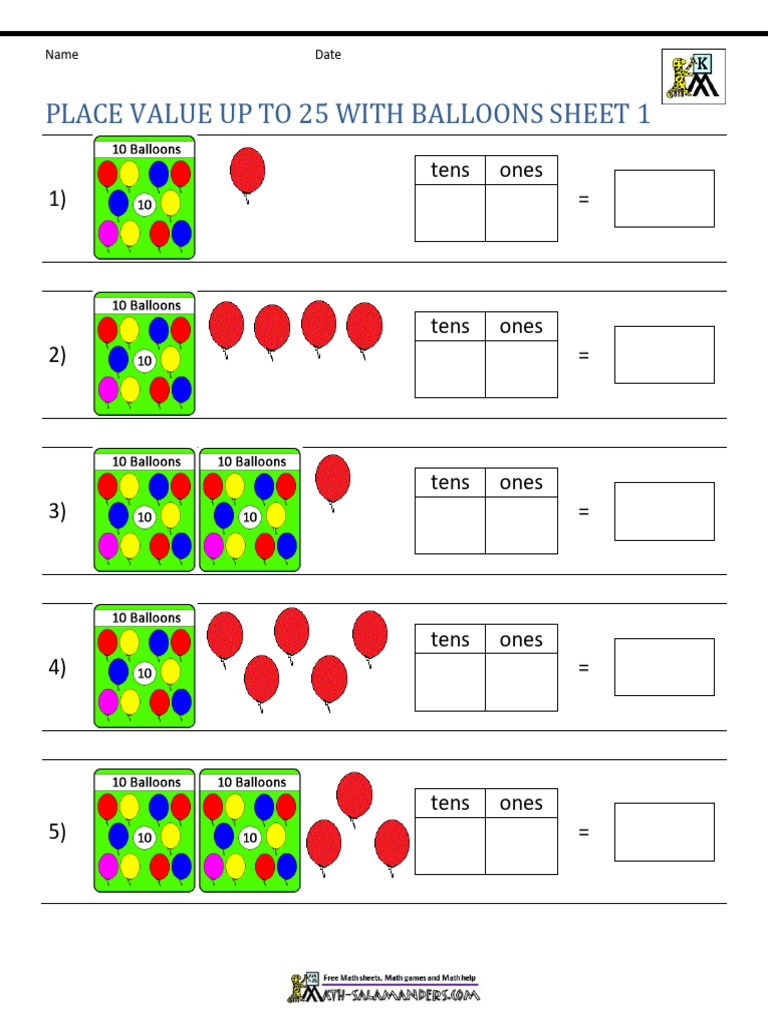 Place Value Worksheets for Kids | PDF