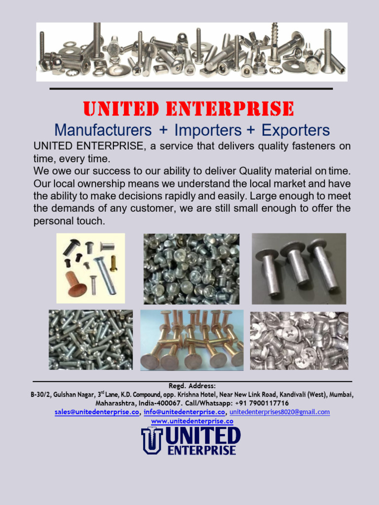 United Enterprise Catalog | PDF