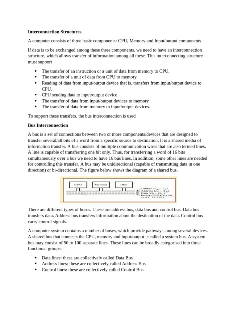 Buses | PDF | Computer Data Storage | Central Processing Unit