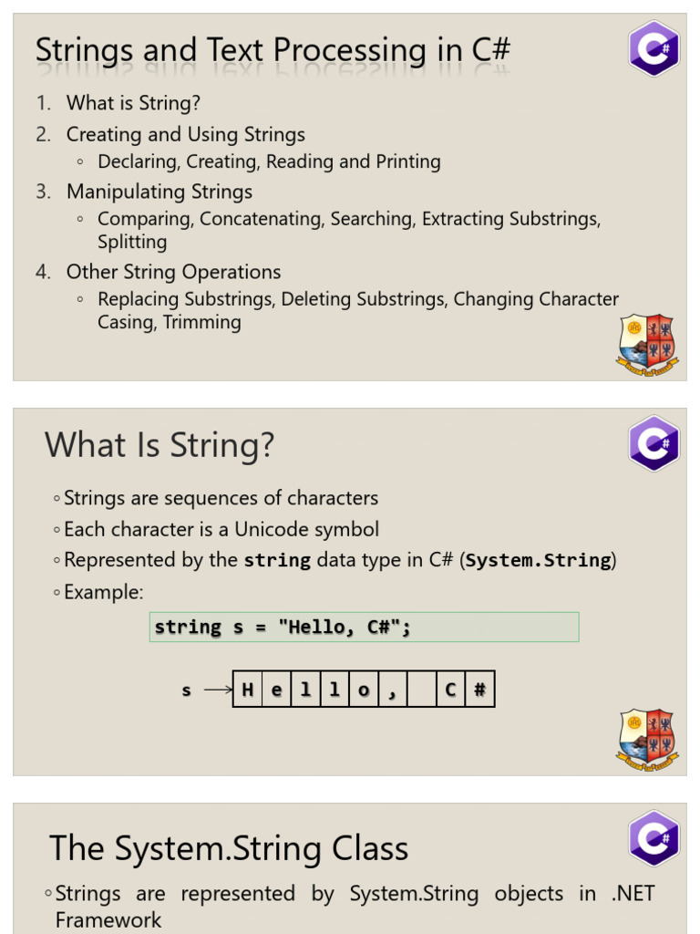 Str Processing | PDF | C Sharp (Programming Language) | String ... Str Processing | PDF | C Sharp (Programming Language) | String ...