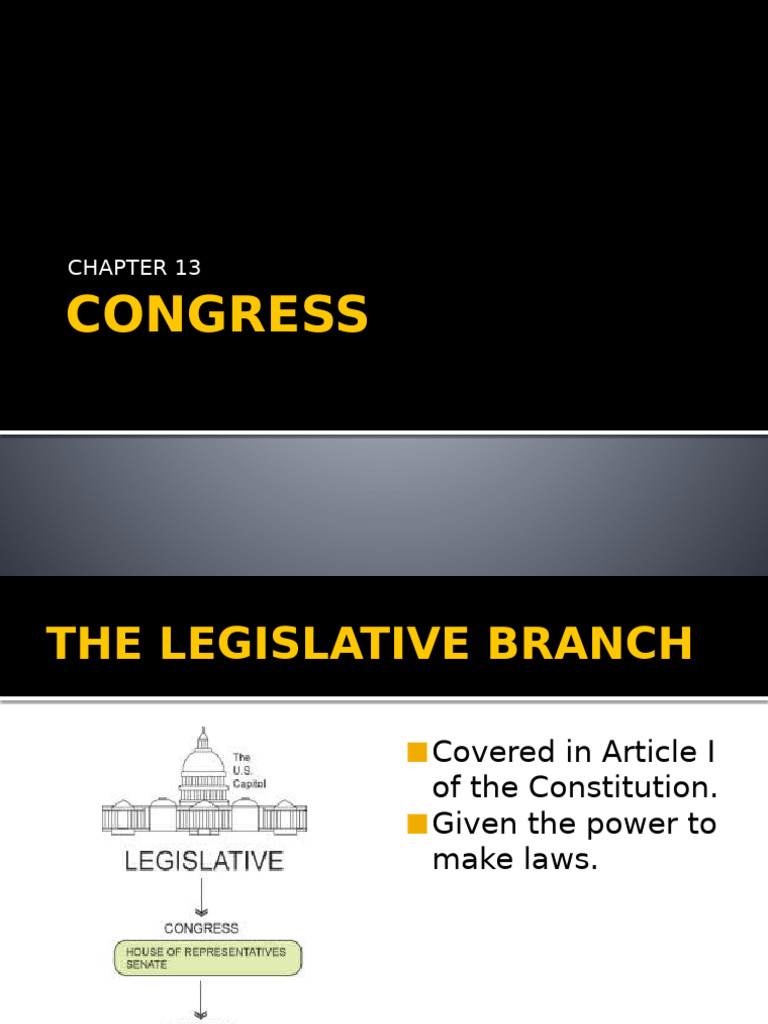 Congress Notes | PDF | Committee | United States House Of Representatives
