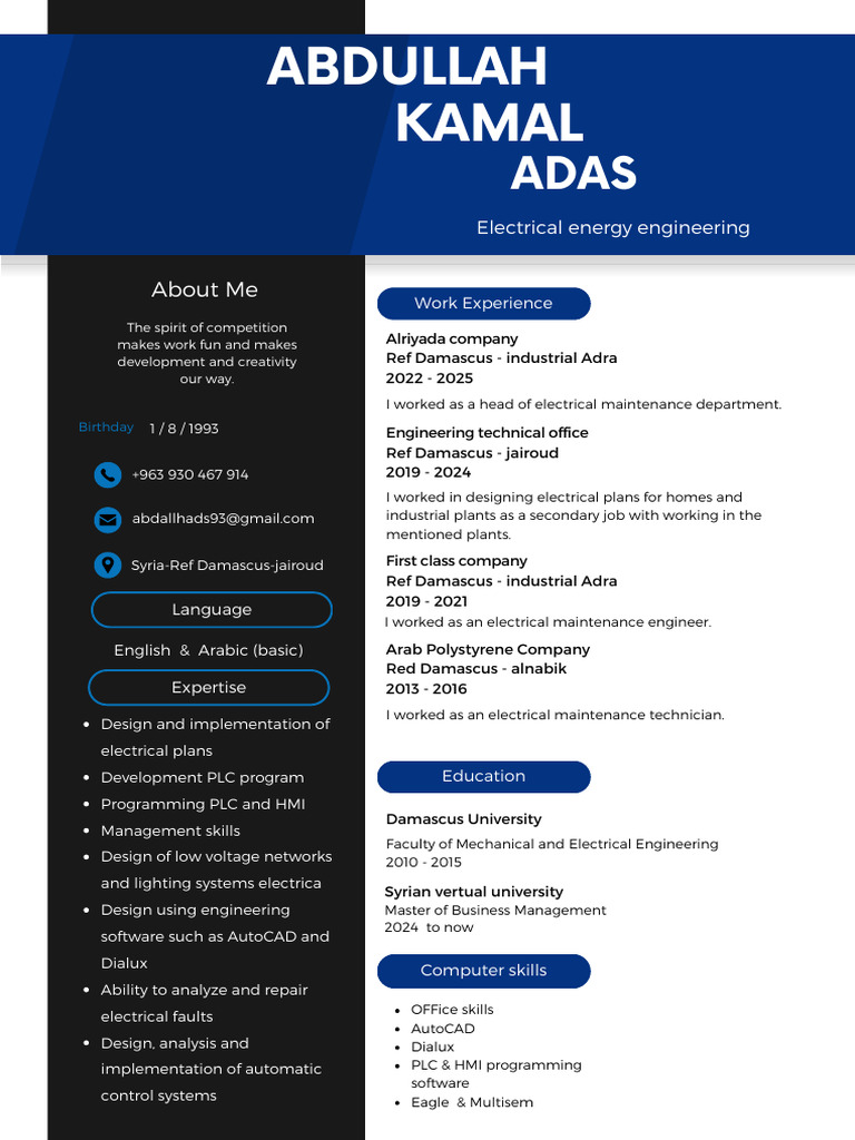 Abdullah adas | PDF | Electricity | Electrical Engineering