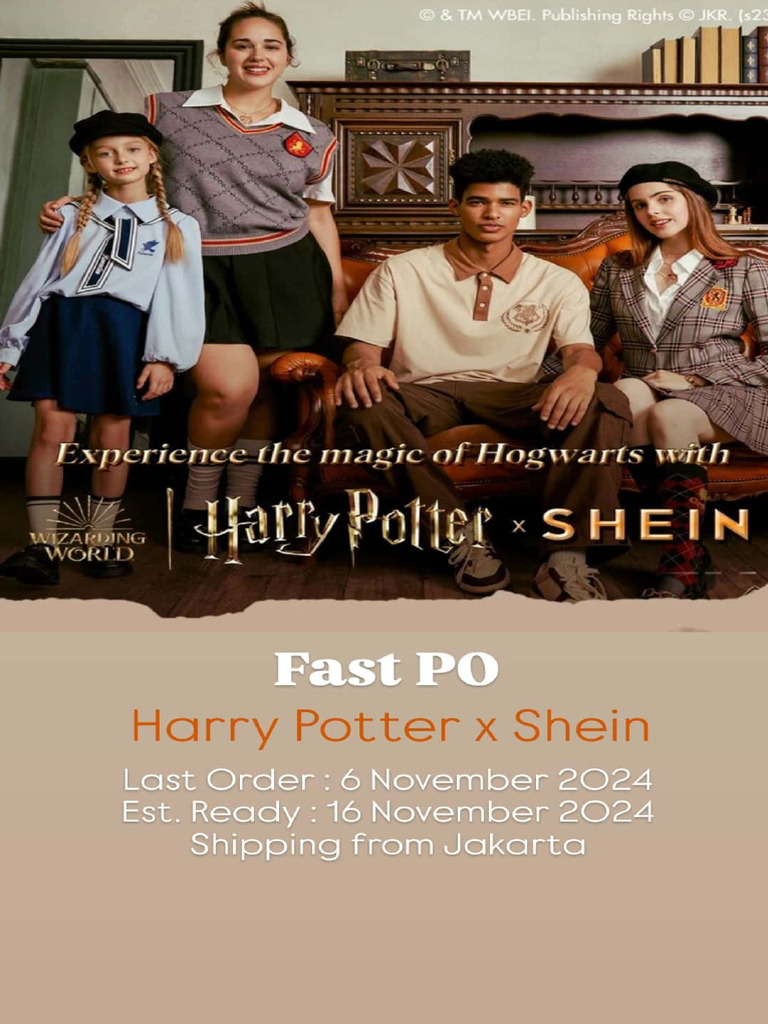 Harry Potter X Shein Jastipin - Elaja | PDF