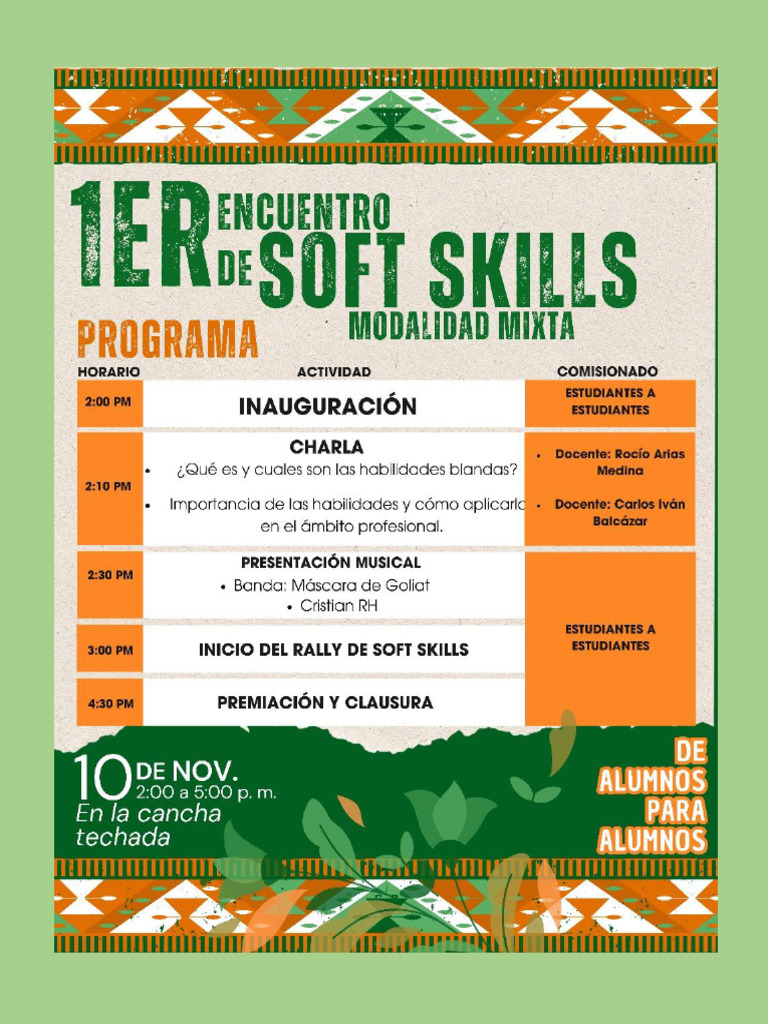 Etapas RALLY SOFT SKILLS 2024 | PDF