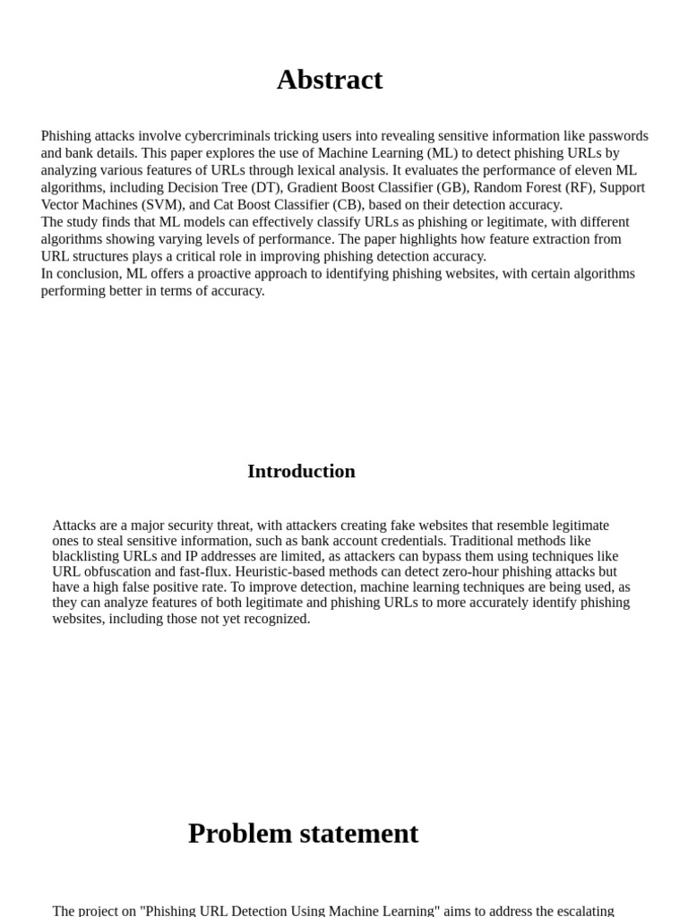 phishing final | PDF | Phishing | Machine Learning phishing final | PDF | Phishing | Machine Learning