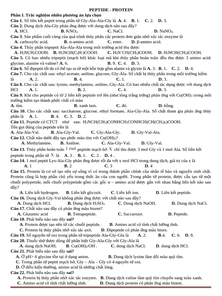 Peptide | PDF