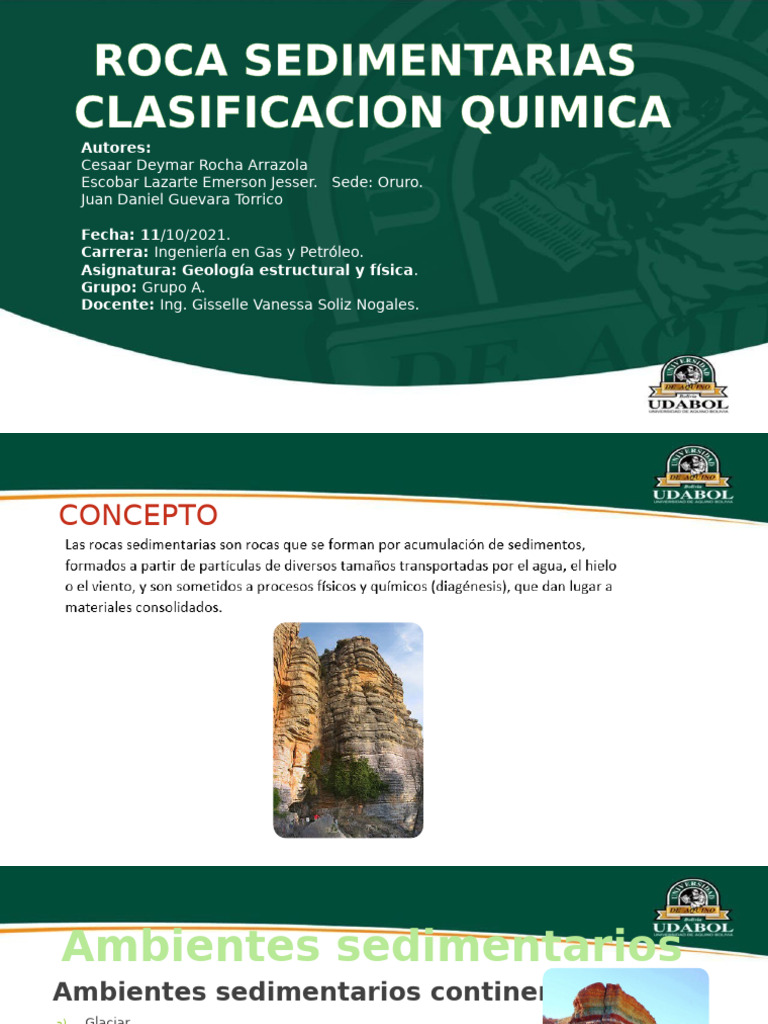 Rocas Sedimentarias | PDF | Caliza | Yeso