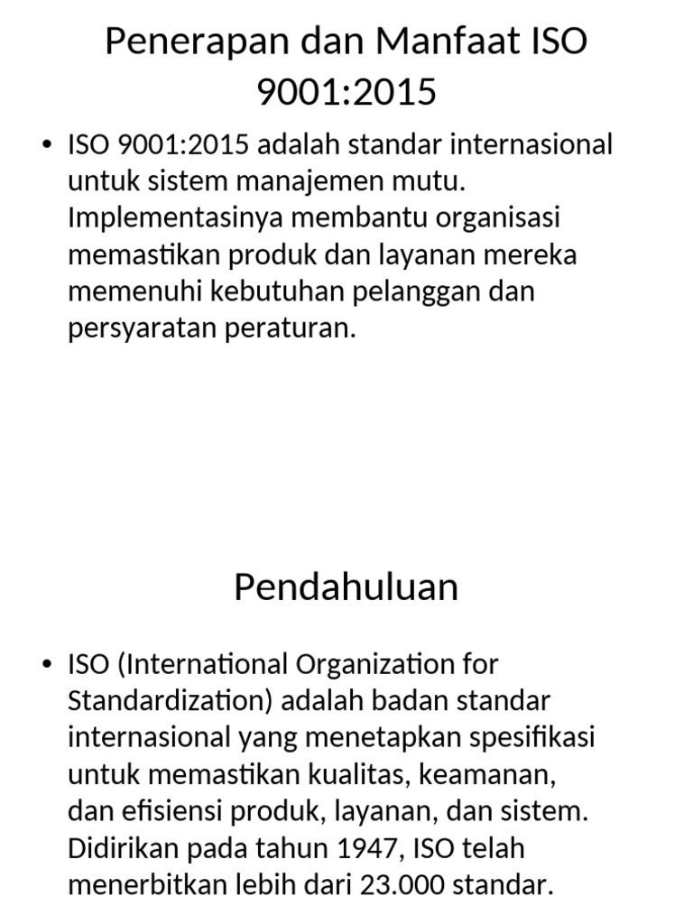 Iso Extended Presentation | PDF