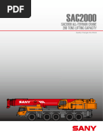 SANY STC800S Load Charts Manual | PDF | Crane (Machine) | Elevator