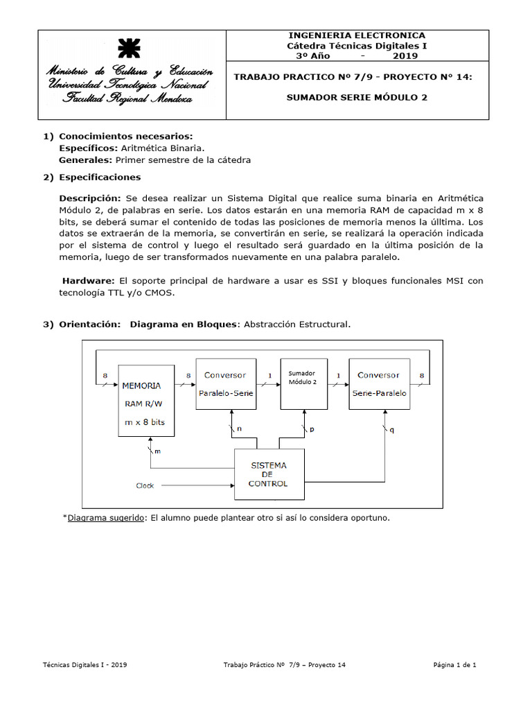 TP7 9 (2019) Proyecto14 | PDF
