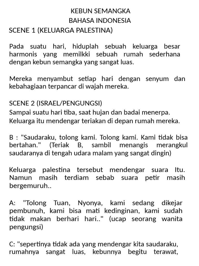 Muhadasah 2 Bahasa Kebun Semangka | PDF