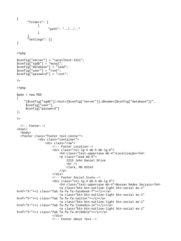 atividade 10 php | PDF | Bootstrap (Front End Framework) | Hypertext