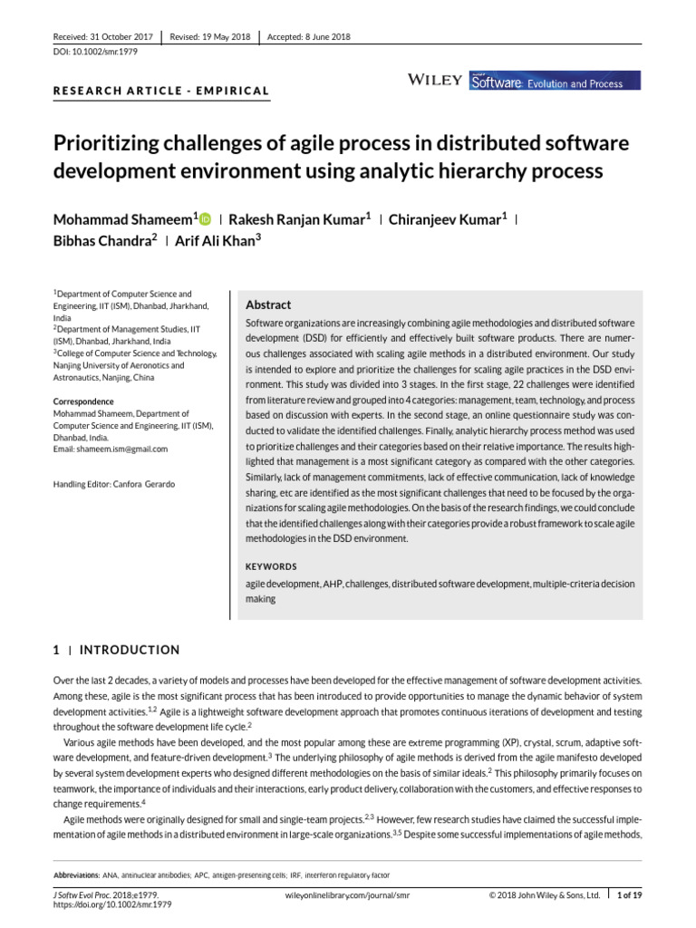 SMR 1979 Rev EV | PDF | Agile Software Development | Survey Methodology