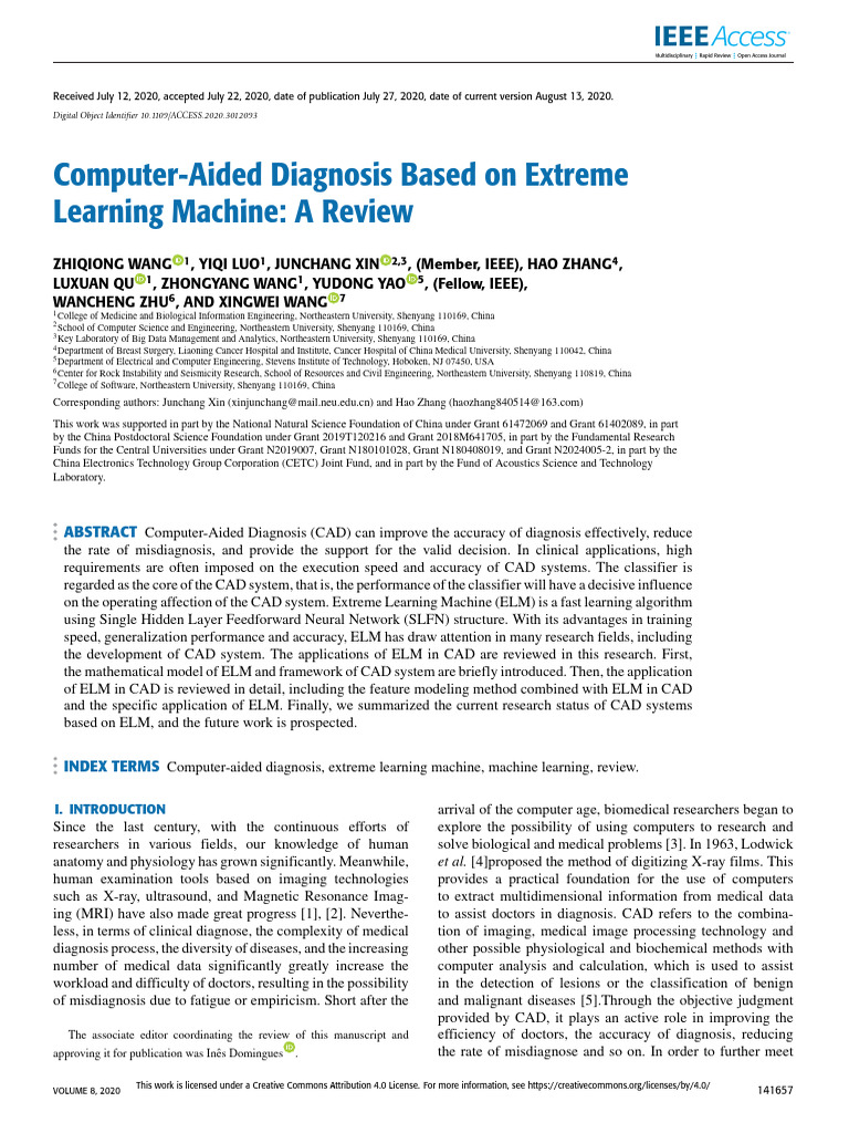 ELM in Computer-Aided Diagnosis Review | PDF | Principal Component ...