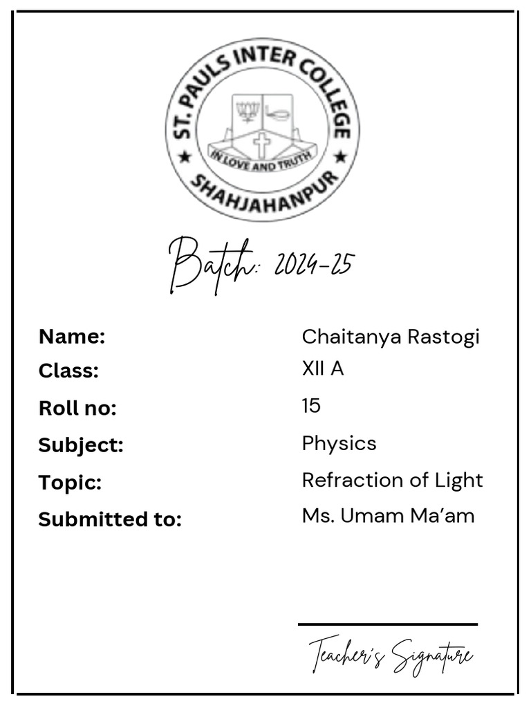 Batch 2024-25 | PDF