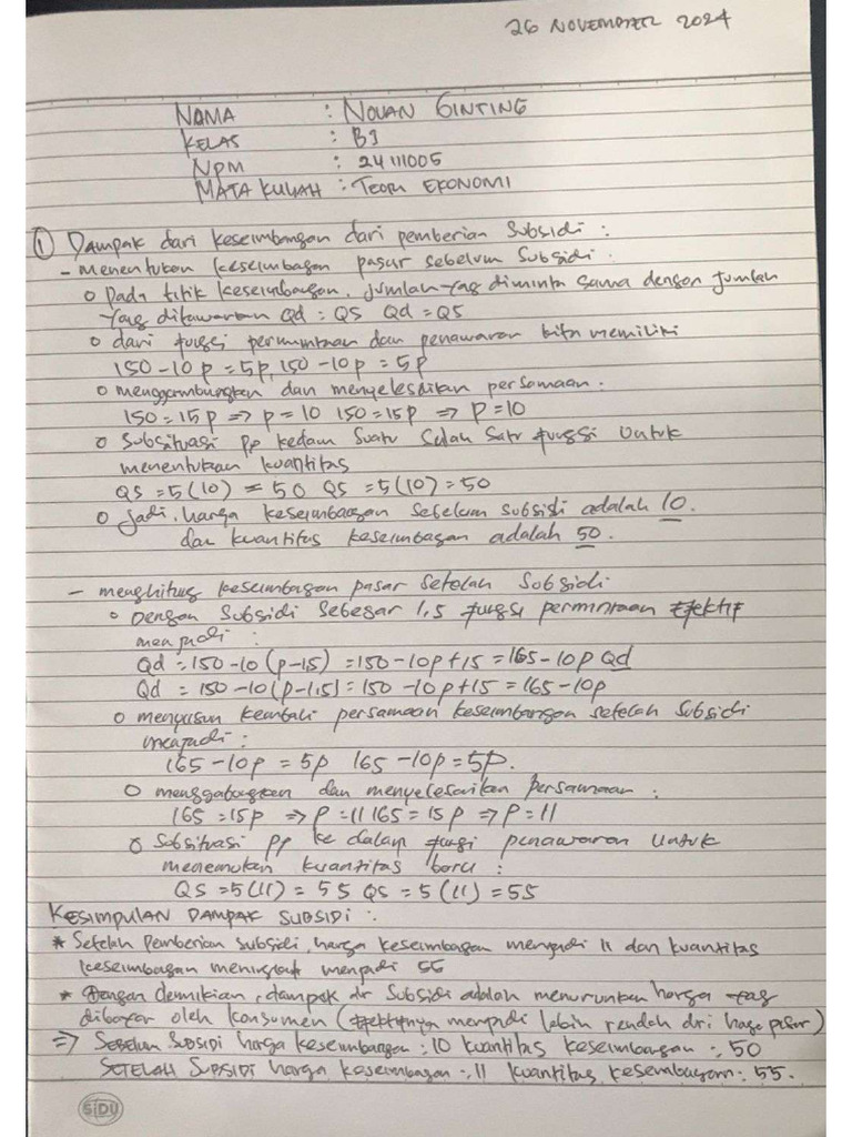 Novan Ginting 1 | PDF