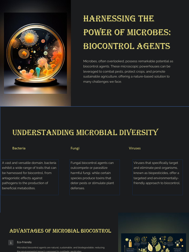 Microbial Biocontrol in Agriculture | PDF | Biological Pest Control ...