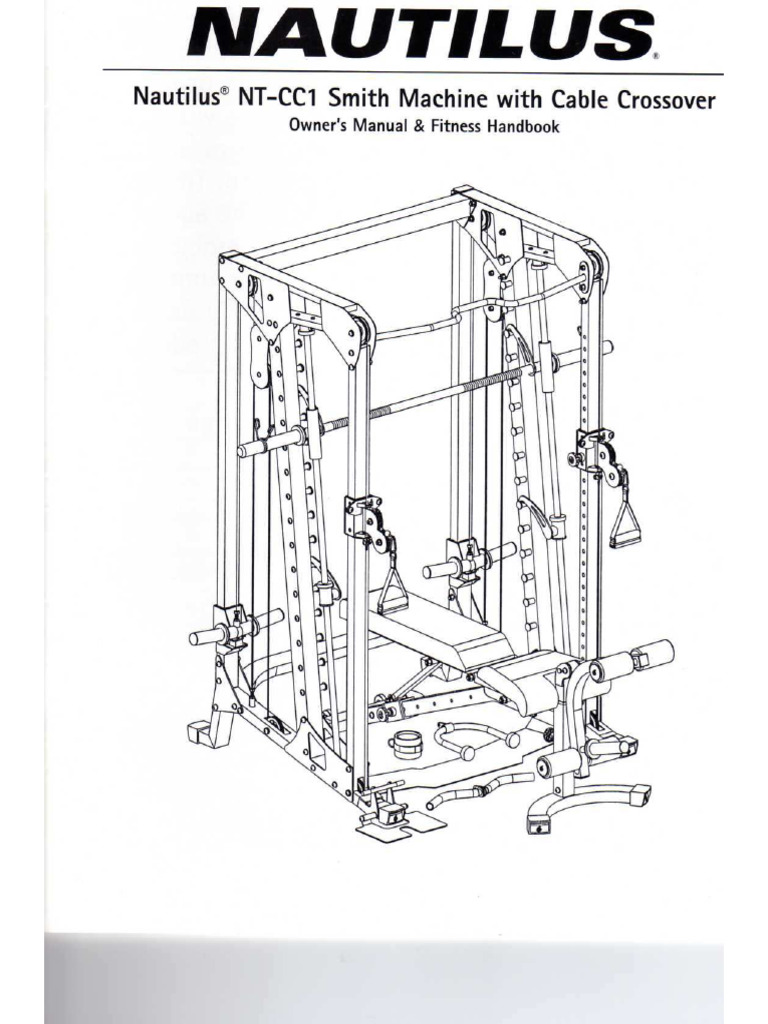 Nautilus NT cc1 Owners Manual and Fitness Handbook PDF | PDF