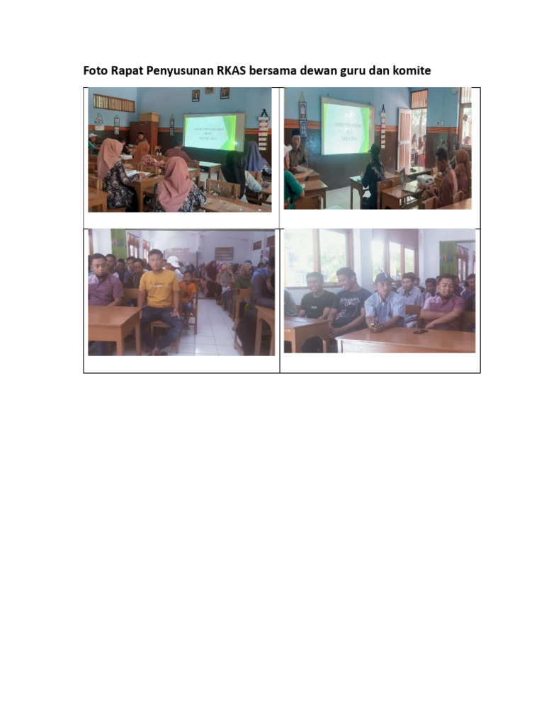 Rapat RKAS: Guru & Komite | PDF
