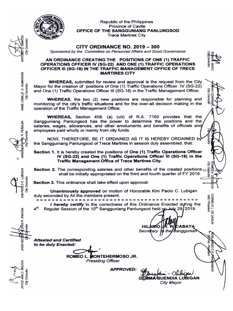 ORDINANCE_one-traffic-operations-officer-and-one-1-traffic-operations ...