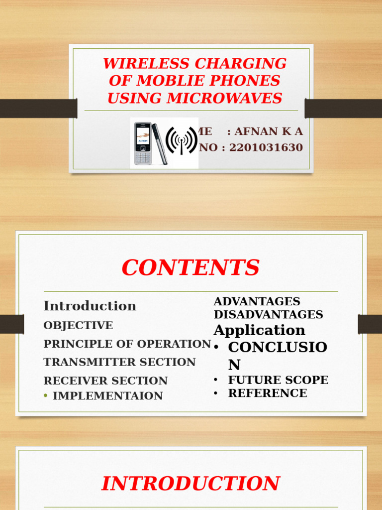 Seminar Wireless Charging | PDF | Microwave | Rectifier