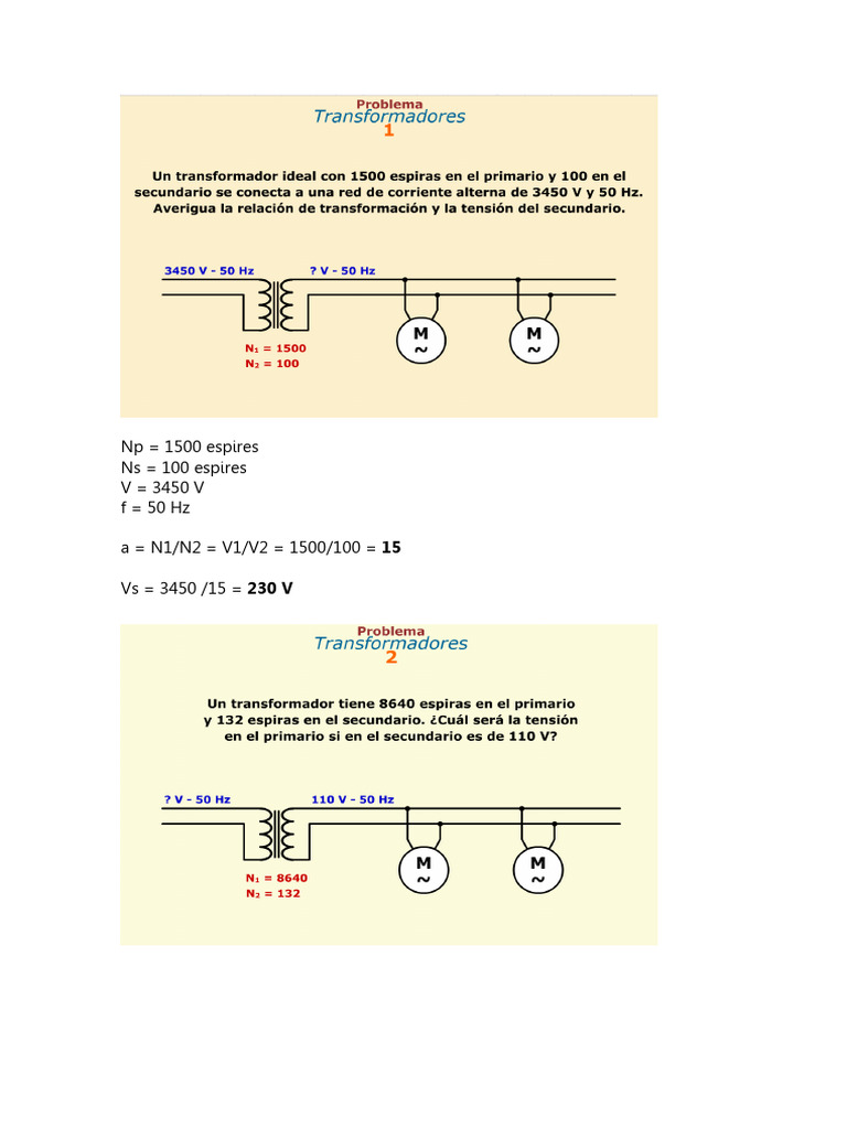 LL5. Exercicis Transformador | PDF