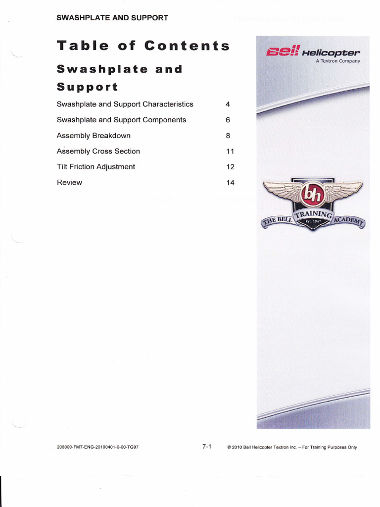 Swashplate Assembly Overview and Guide | PDF | Bearing (Mechanical ...