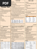 YMCA Step Test1 | PDF | Heart Rate | Clinical Medicine