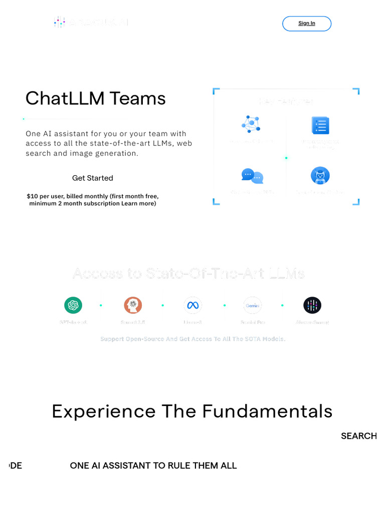 ChatLLM Teams: AI Assistant for Collaboration | PDF