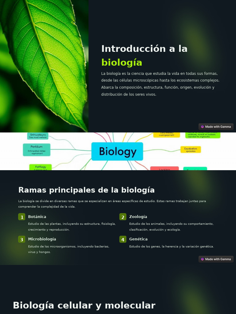 Introduccion a La Biologia | PDF | Biología | Biología Molecular