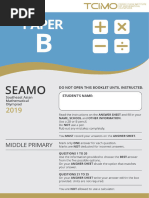 SEAMO X Paper C 2024 | PDF | Area | Arithmetic