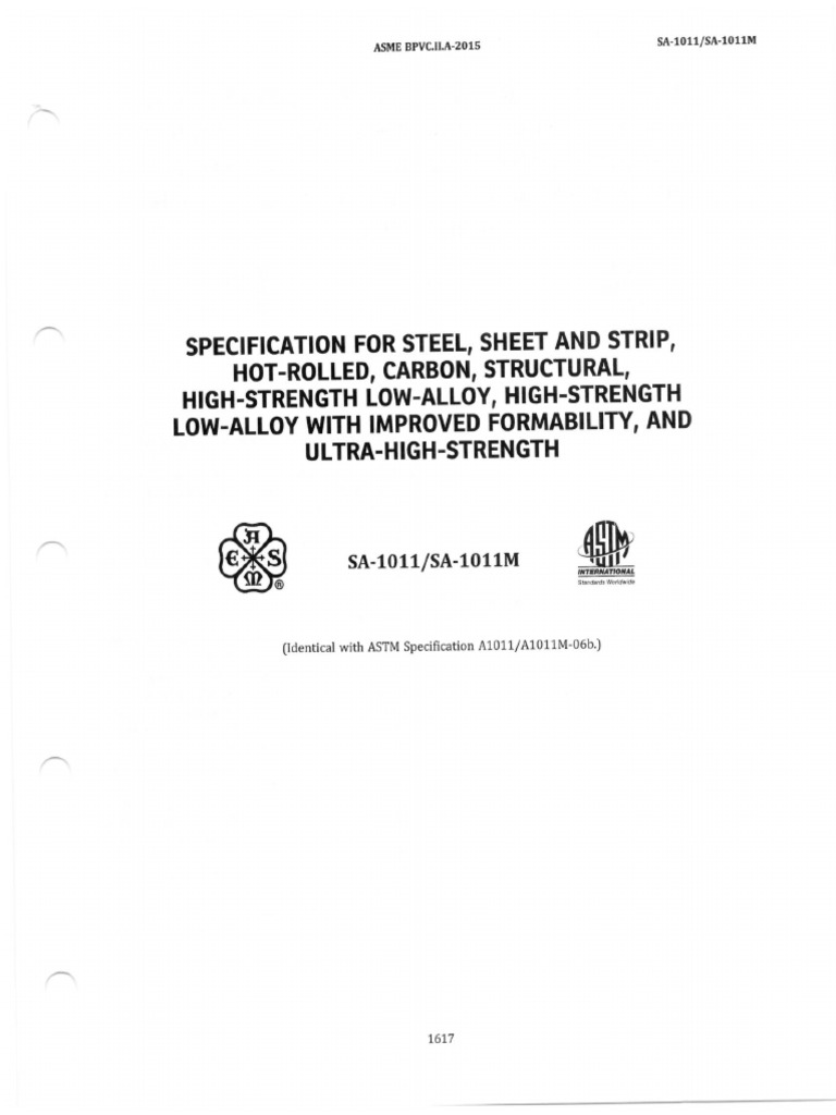 Sa Astm a1011 | PDF