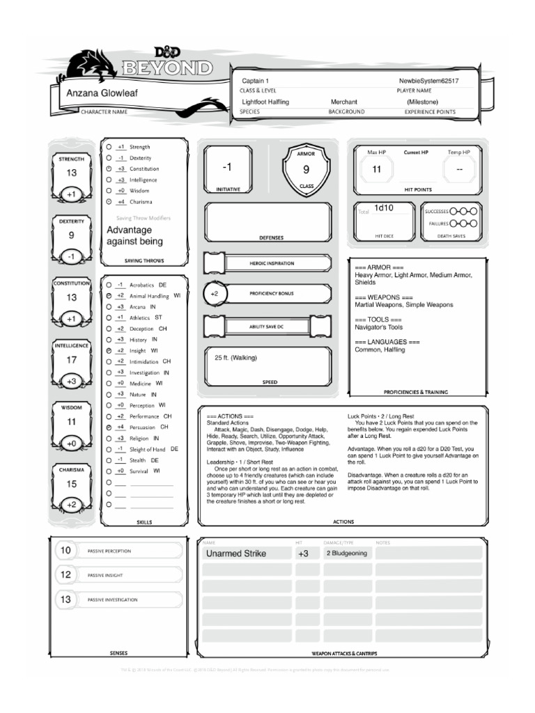 Anzana Glowleaf | PDF