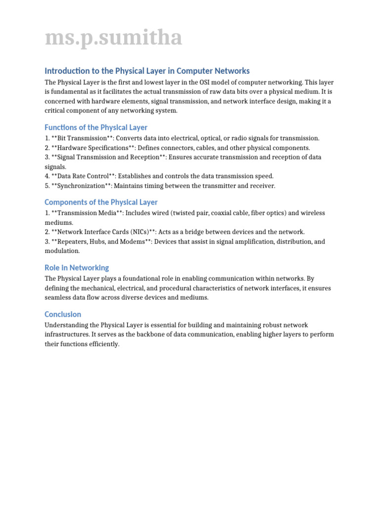 Physical_Layer_in_Computer_Network_Formatted | PDF