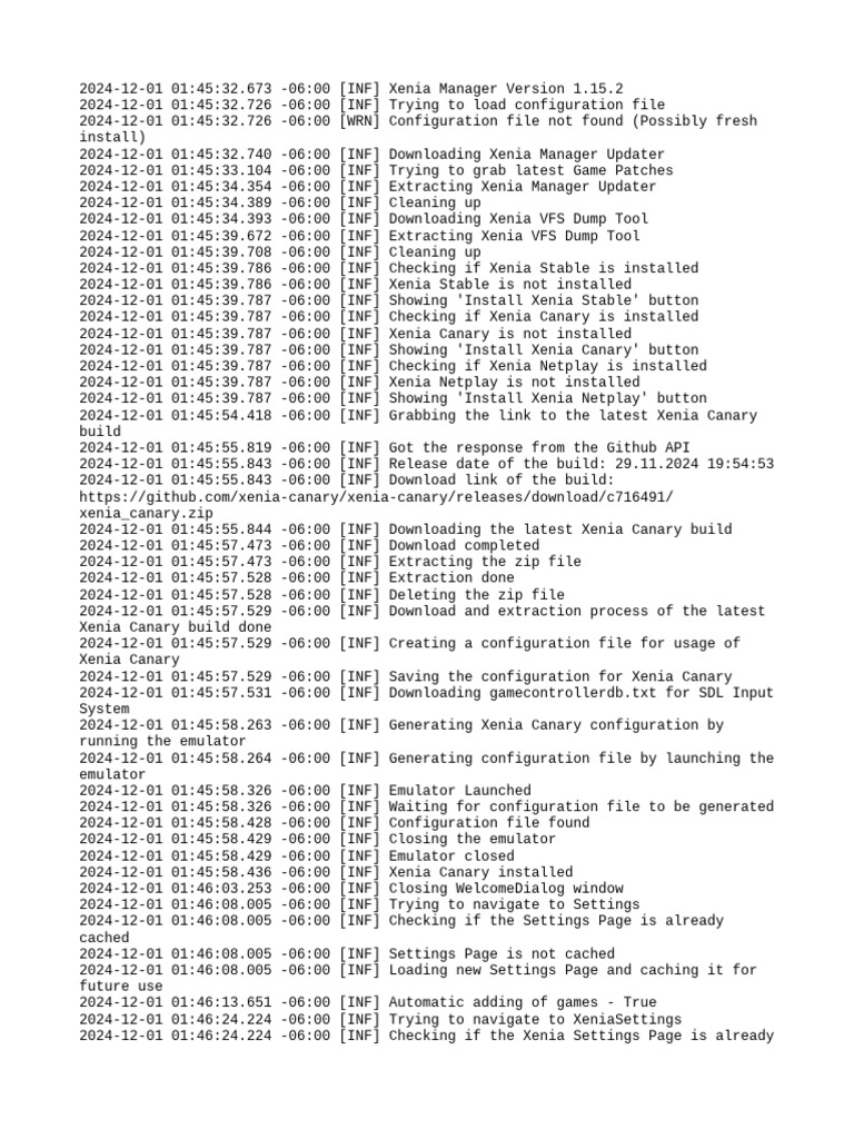 Log-20241201 | PDF | Software | Computing